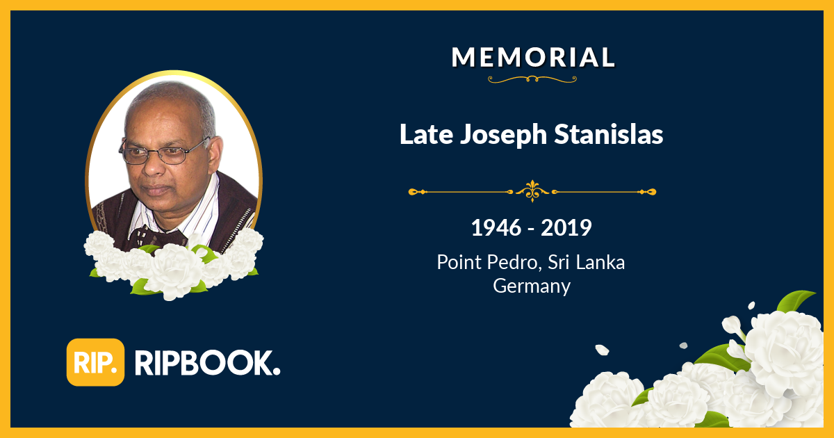 Late Joseph Stanislas (கிளி) - RIPBook
