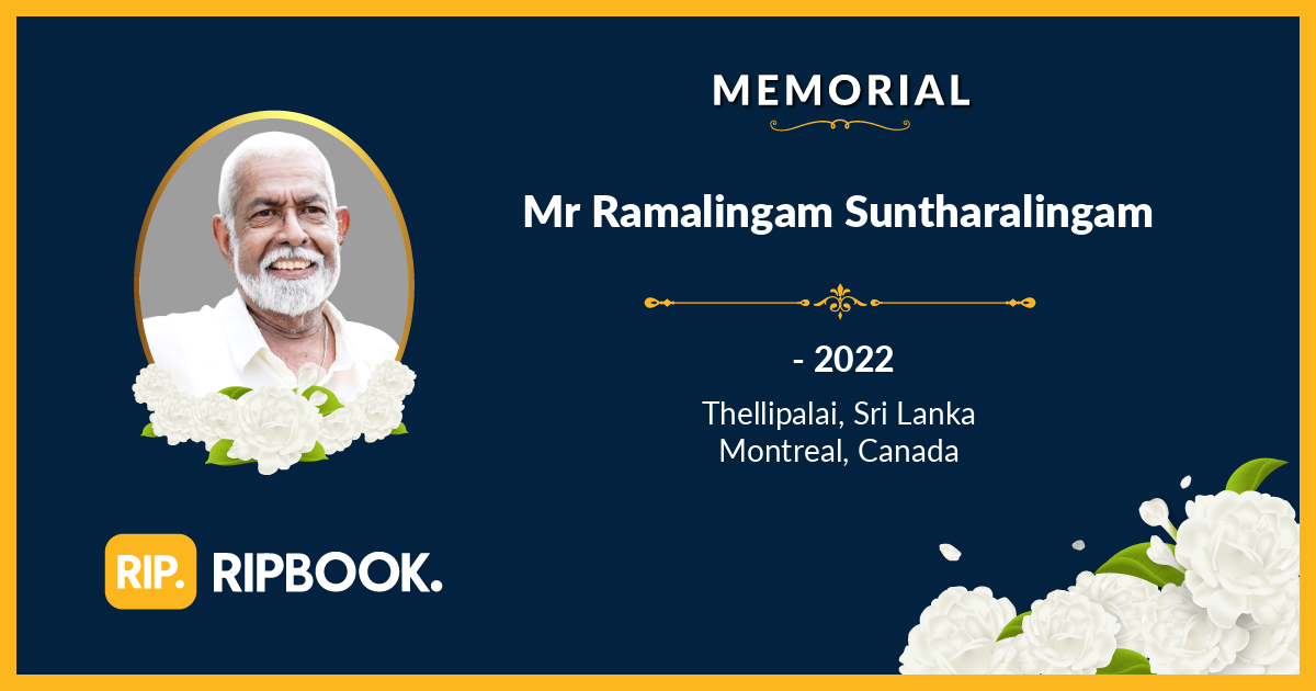 Late Ramalingam Suntharalingam - RIPBook