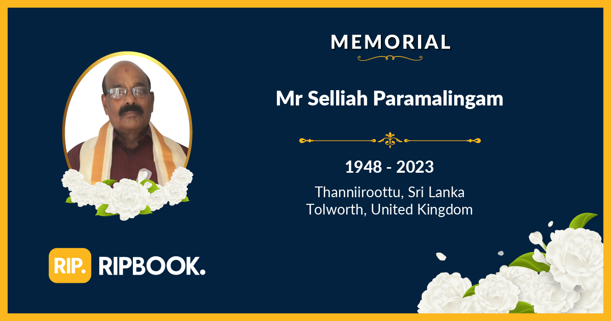 Tribute for Late Selliah Paramalingam By Bus Driver - RIPBook