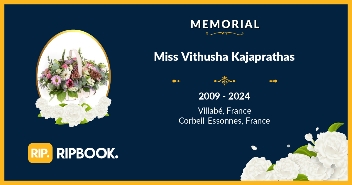 Miss Vithusha Kajaprathas - RIPBook