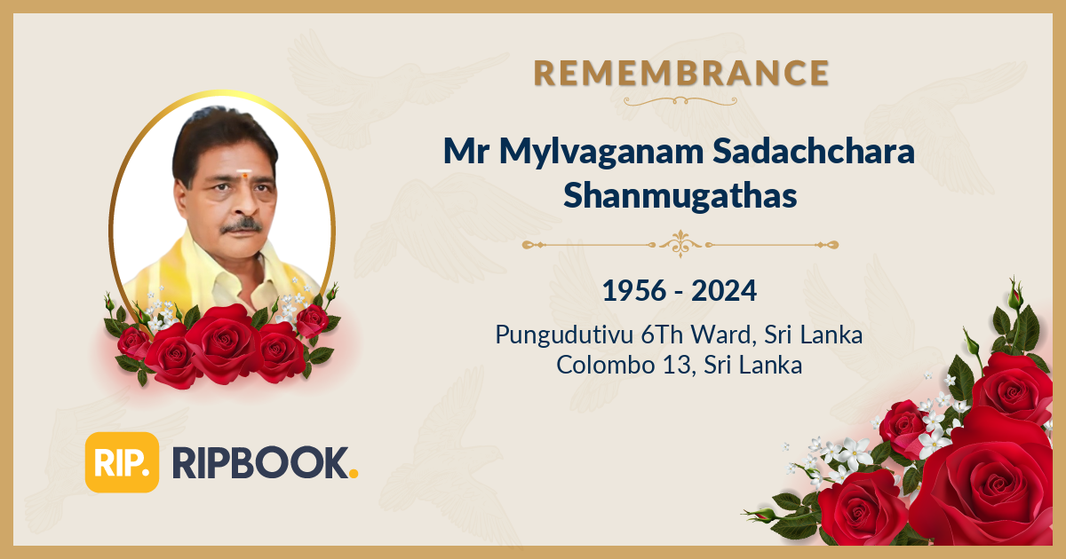 Late Mylvaganam Sadachchara Shanmugathas (Periyathamby) - 31st Day ...